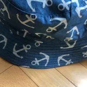 Accessories | Mens Anchor Mid Blue 10 Cotton Bucket Hat Nwt | Poshmark